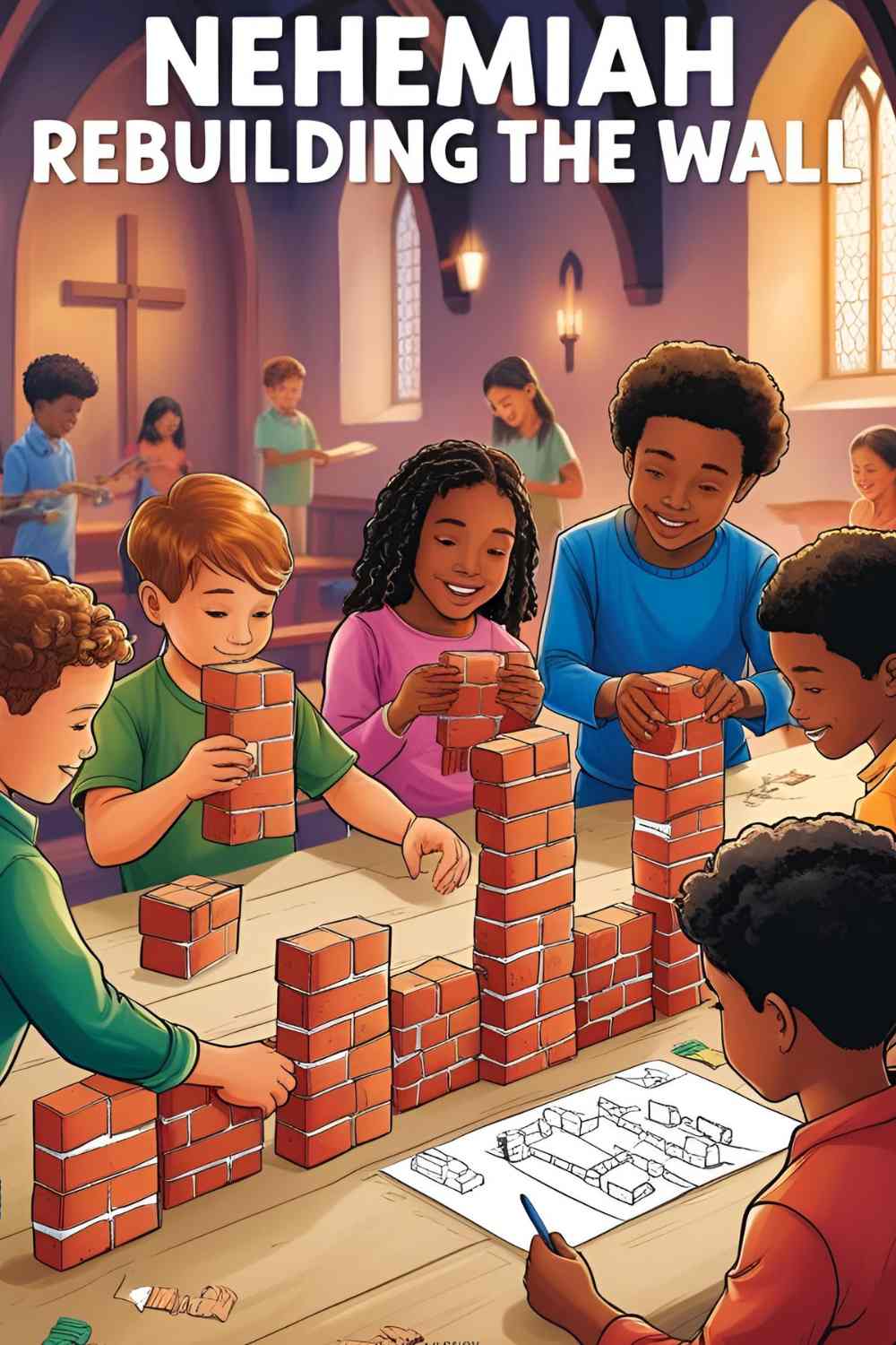 7 Craft For Kids About Nehemiah Rebuilding The Wall