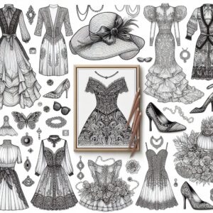 Fashion Colouring Book