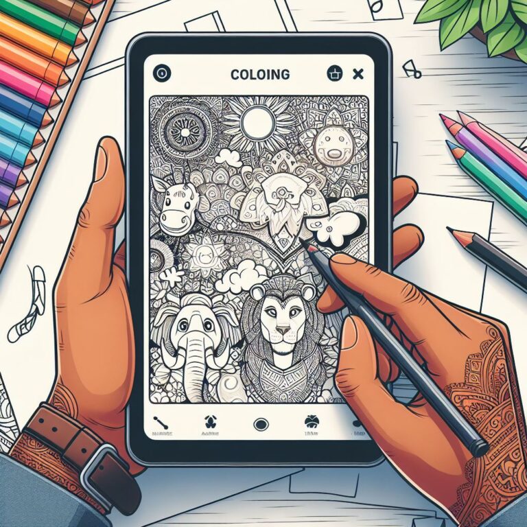 free colouring apps